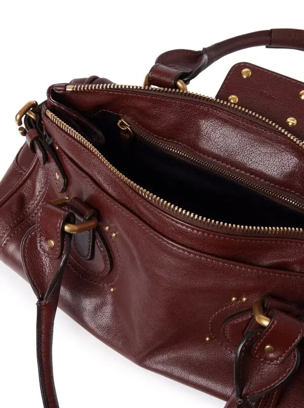 Chloé Paddington Bag In Grenade Leather