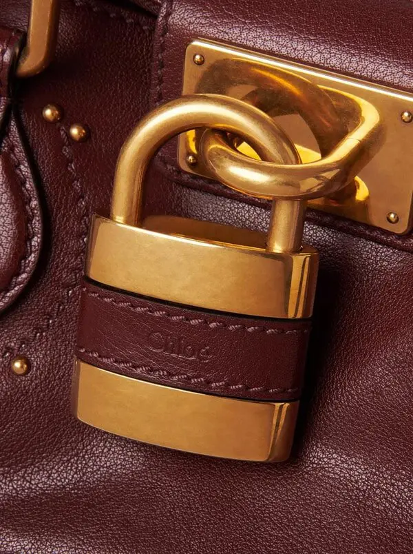 Chloé Paddington Bag In Grenade Leather