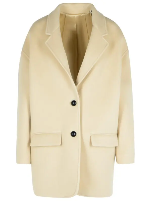Isabel Marant Étoile Campbelle Coat - Cream