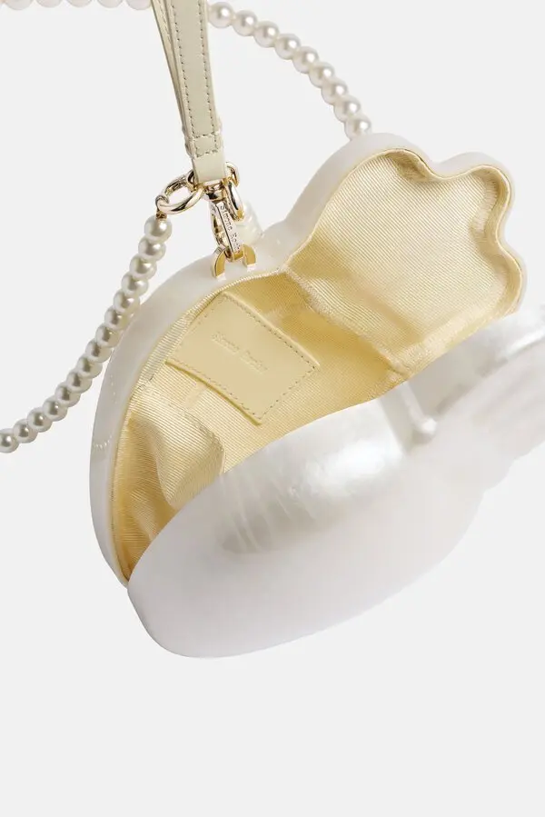 Simone Rocha Pearl Crossbody Claddagh Bag