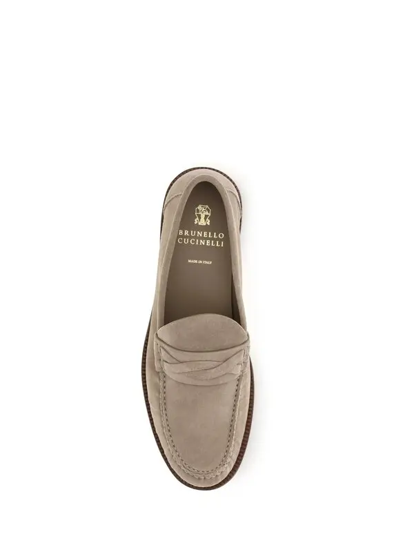 Brunello Cucinelli Suede Loafers