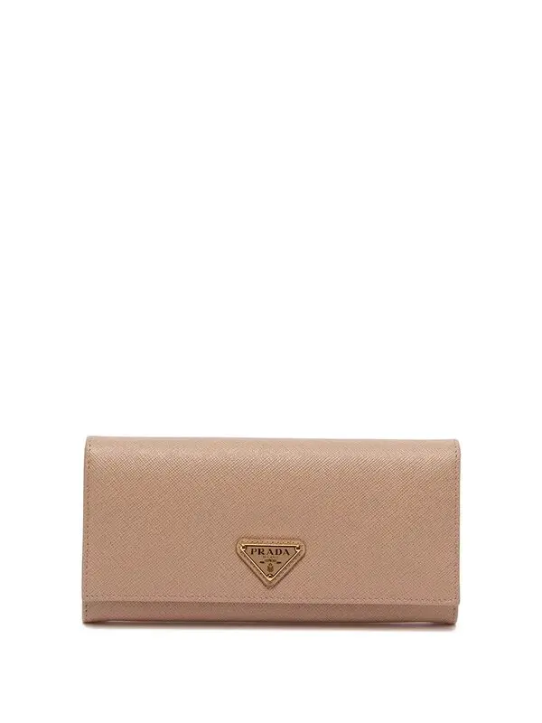 Prada Large Saffiano Leather Wallet - Multicolor