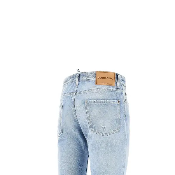 Dsquared2 Distressed Denim Teddy Jeans
