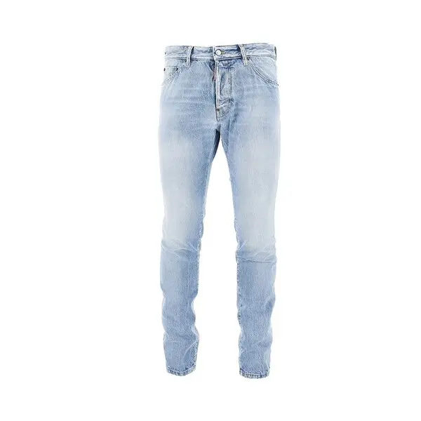 Dsquared2 Distressed Denim Teddy Jeans - Blue