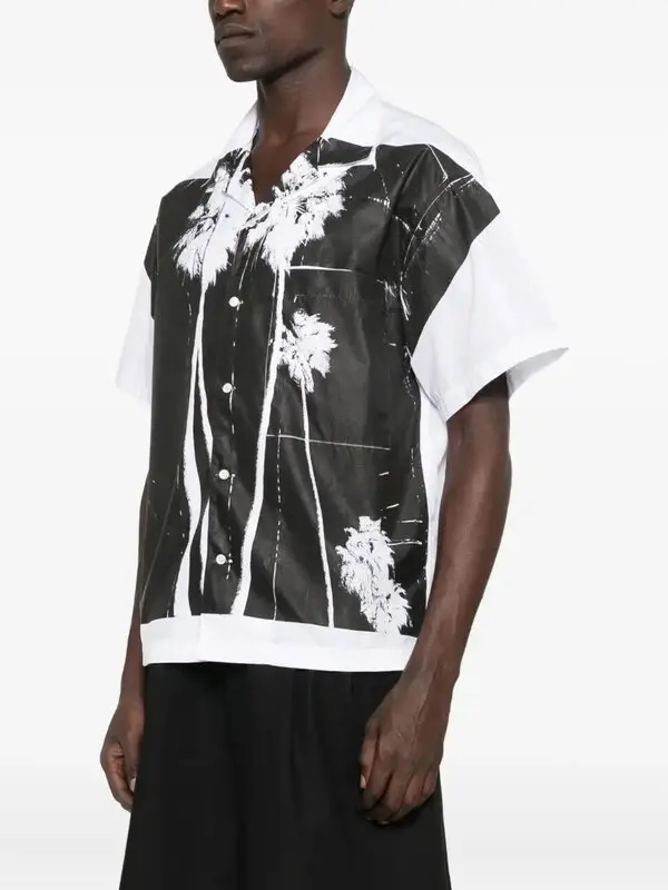 Palm Angels Dec Palm Culture` Bowling Shirt