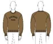Givenchy Couture Seam Crewneck Sweater - Multicolor