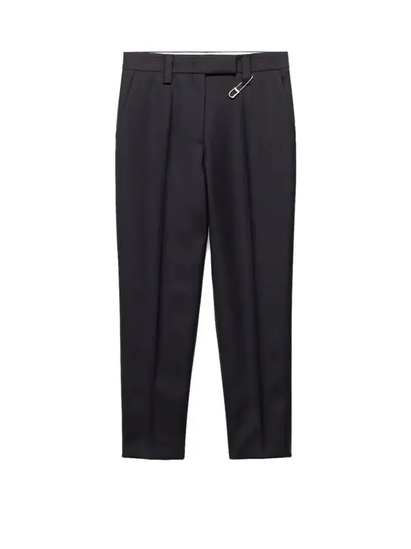 Prada Gabardine Straight Pants - Multicolor