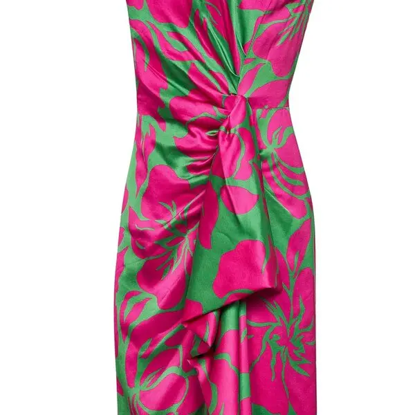 Dries Van Noten Floral Print Dress - Pink