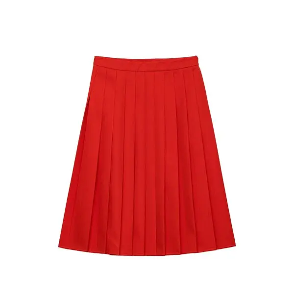 Prada Skirts Pleated Skirts - Red