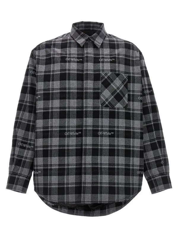 Off-White Check Flannel Padded' Jacket