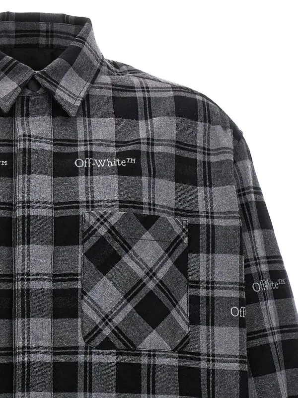 Off-White Check Flannel Padded' Jacket