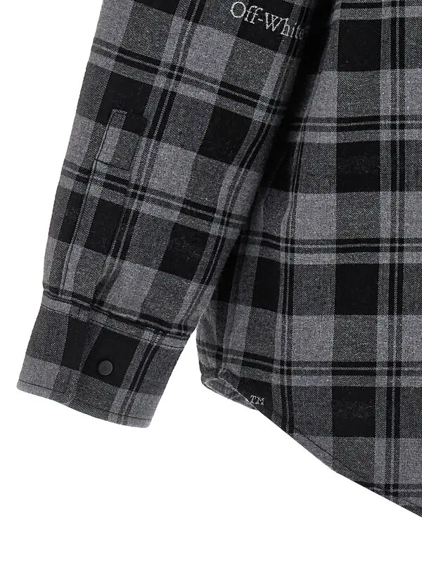 Off-White Check Flannel Padded' Jacket