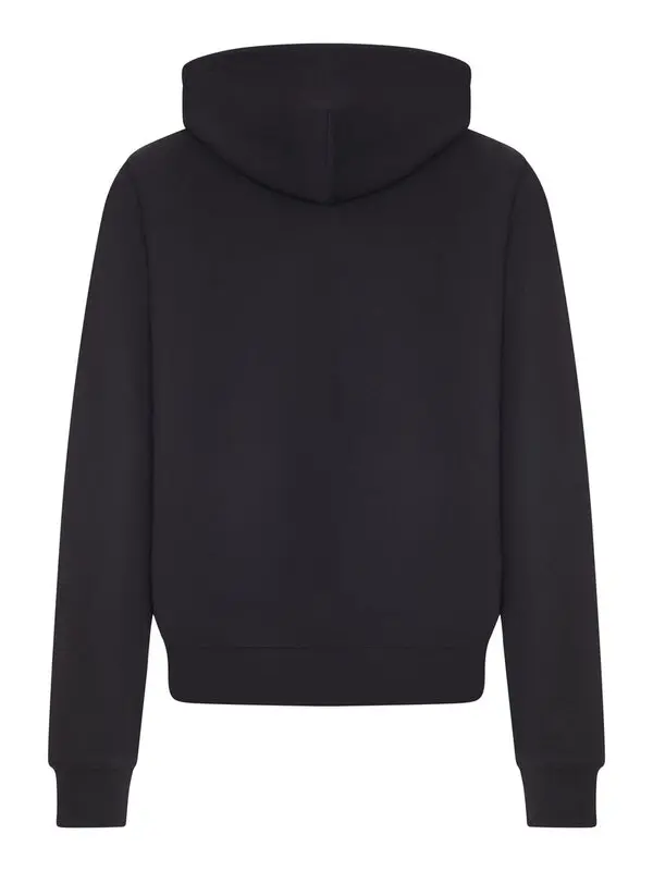 Burberry Cotton Sweatshirt With Zip And Hood