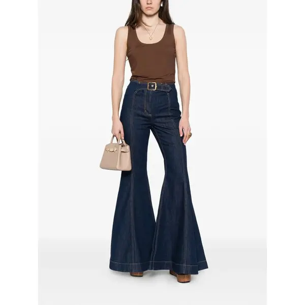 Zimmermann Denim Flared Jeans - Blue