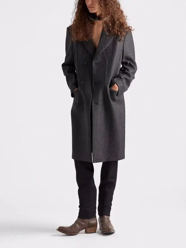 Prada Wool Coat - Multicolor