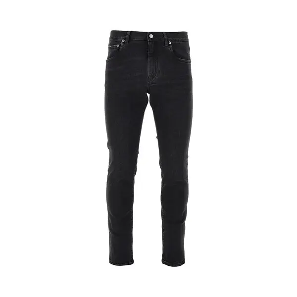 Dolce & Gabbana Stretch Denim Slim Fit Jeans - Black