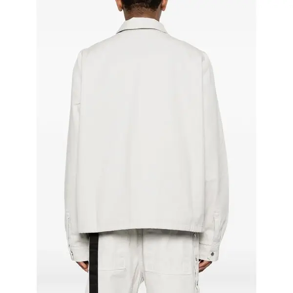 Rick Owens Neutrals Jackets Shirt Jackets