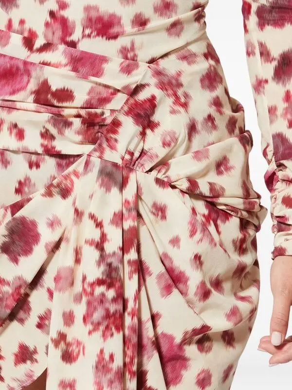 Isabel Marant Étoile Ovia Printed Silk Skirt - Multicolor