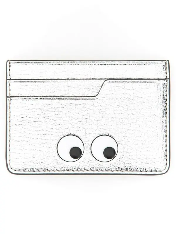 ANYA HINDMARCH Portacarte Eyes - Silver