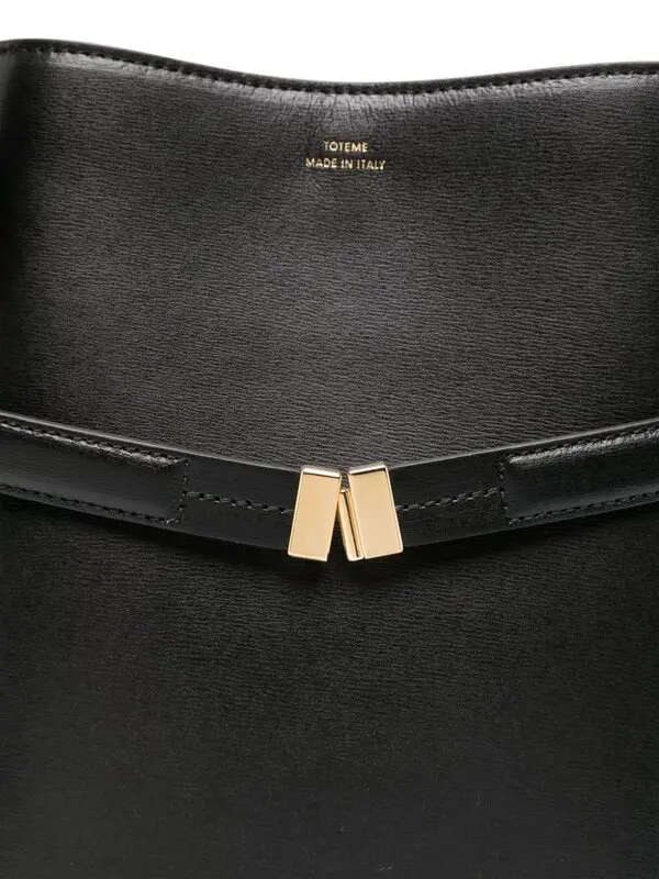 TOTEME Belted Leather Bucket Bag