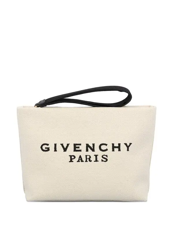 Givenchy Logo Cotton Pouch - Multicolor