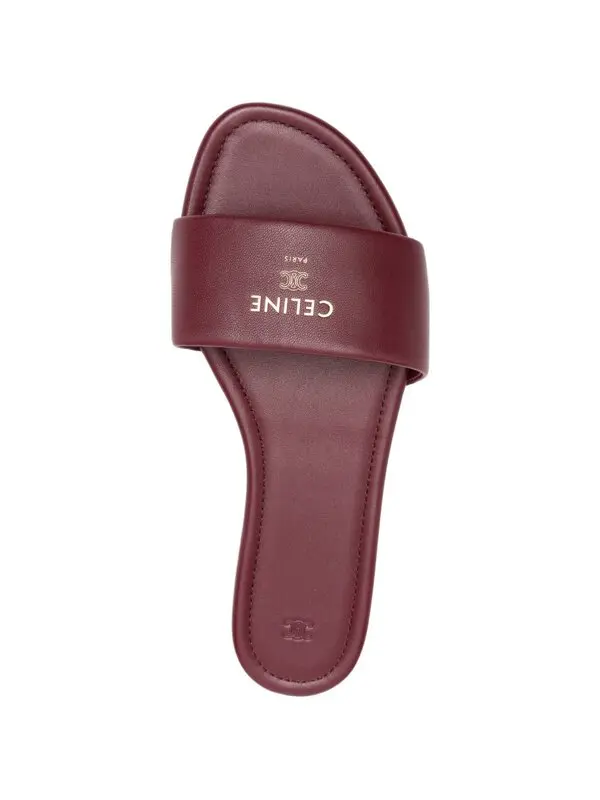 Celine Leather Flat Sandals