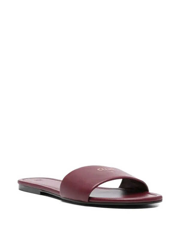 Celine Leather Flat Sandals