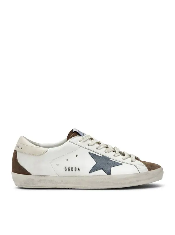GOLDEN GOOSE Super Star Leather Sneakers - Multicolor
