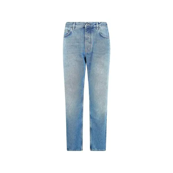 Off-White Straight-leg Denim Trousers - Blue