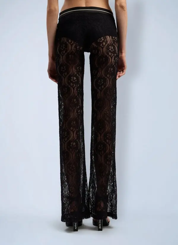 Palm Angels Classic Logo Lace Pants