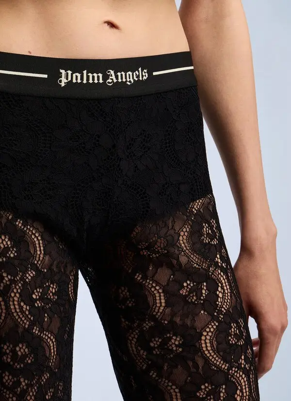 Palm Angels Classic Logo Lace Pants