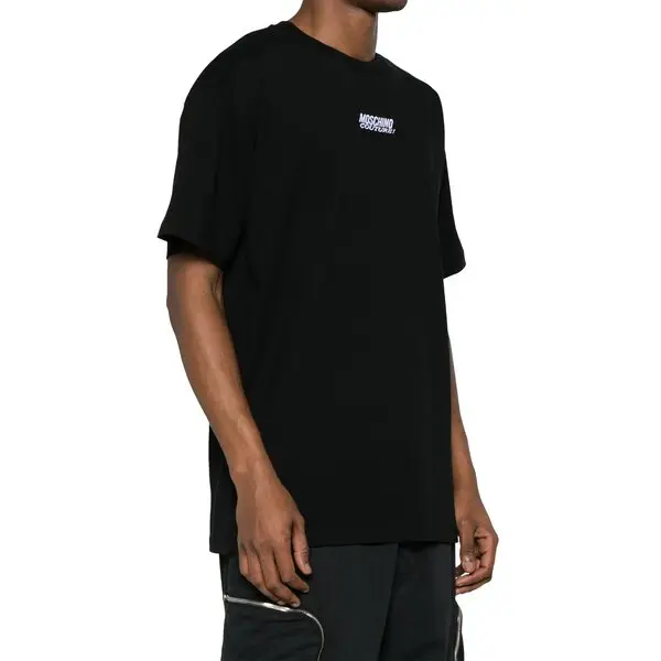 Moschino Embroidered Cotton T-shirt