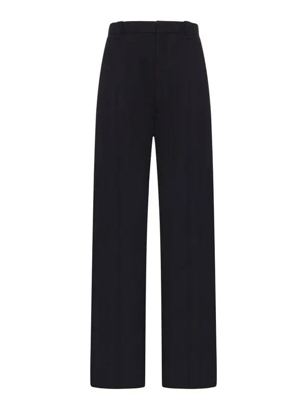 Phoebe Philo Straight-leg Tailored Trousers - Black