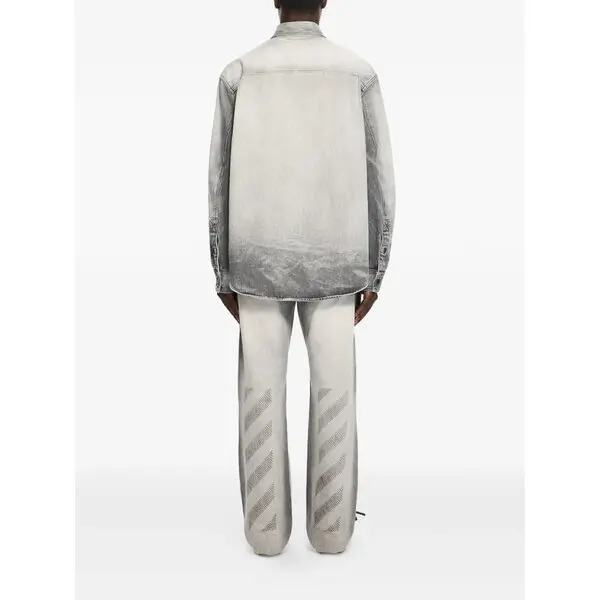 Off-White Slim-fit Denim Jeans - Gray