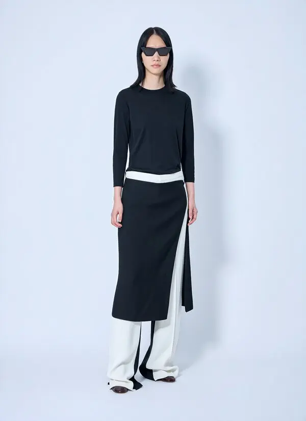 Phoebe Philo Cropped Sleeve T-shirt