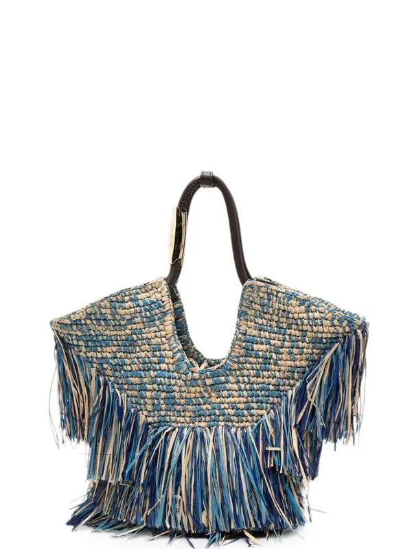 Zimmermann Small Raffia Tote - Multicolor