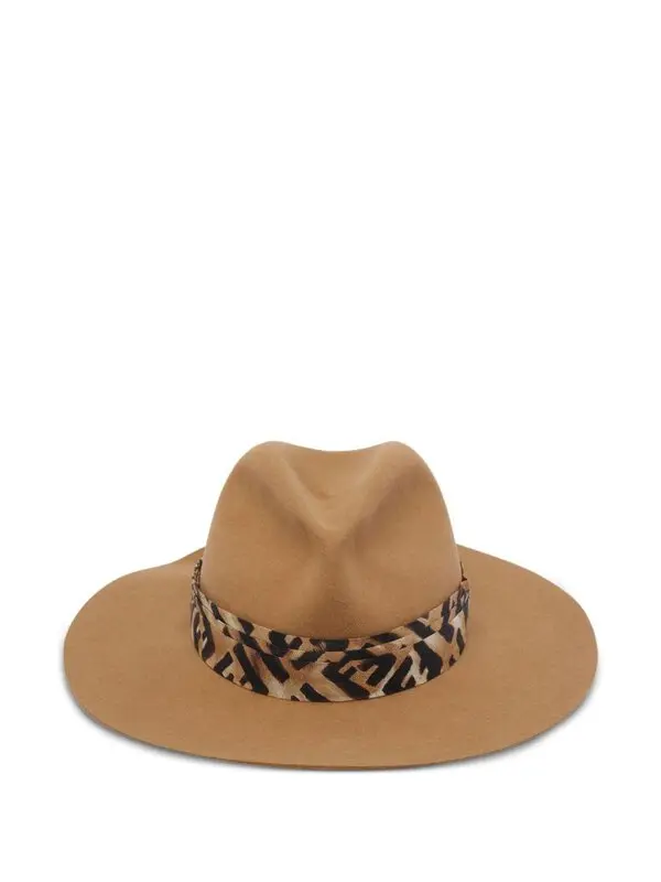 Fendi Wool Fedora Hat - Multicolor