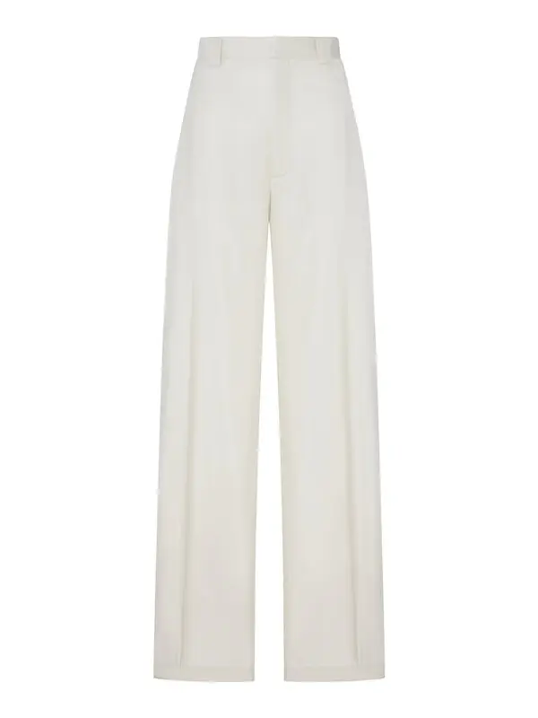 Phoebe Philo Silk Blend Chino Trousers