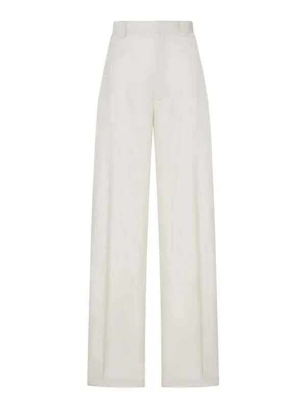 Phoebe Philo Silk Blend Chino Trousers - Multicolor
