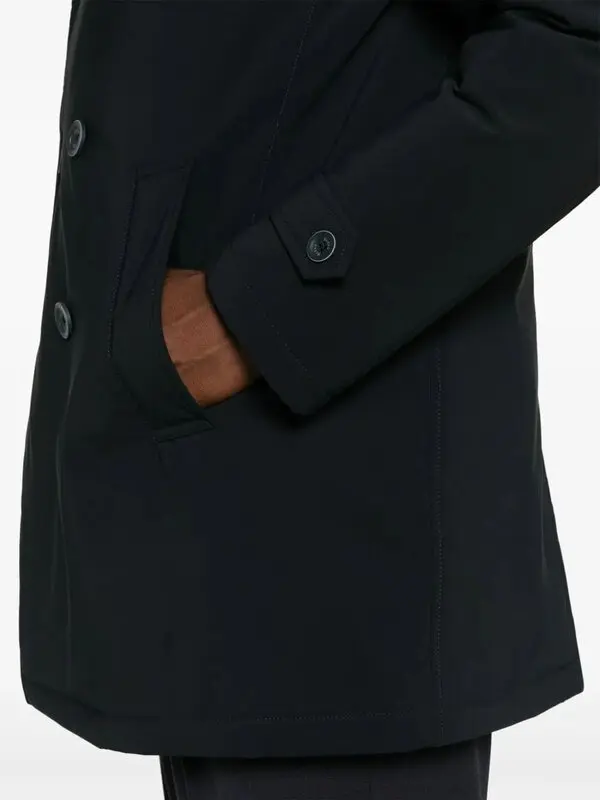 Herno Double-breasted Nylon Down Jacket