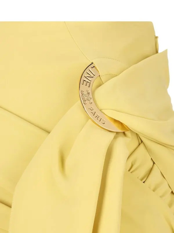 Celine Draped Mini Skirt