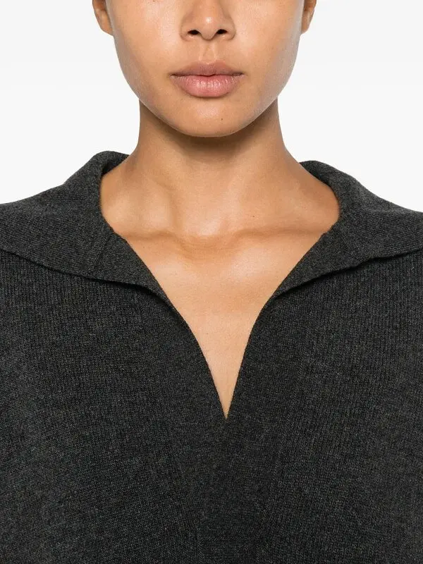 Victoria Beckham Polo Jumper - Gray