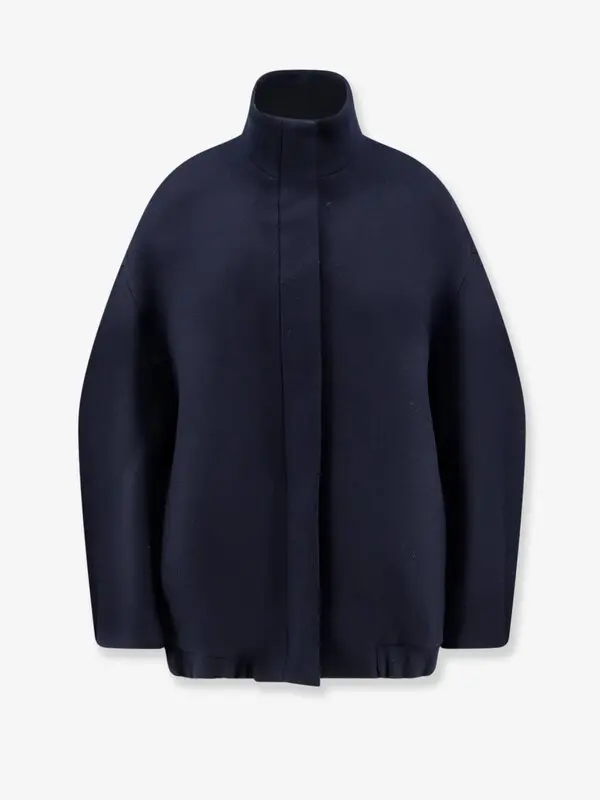 Dries Van Noten Voles Wool Blend Jacket - Blue