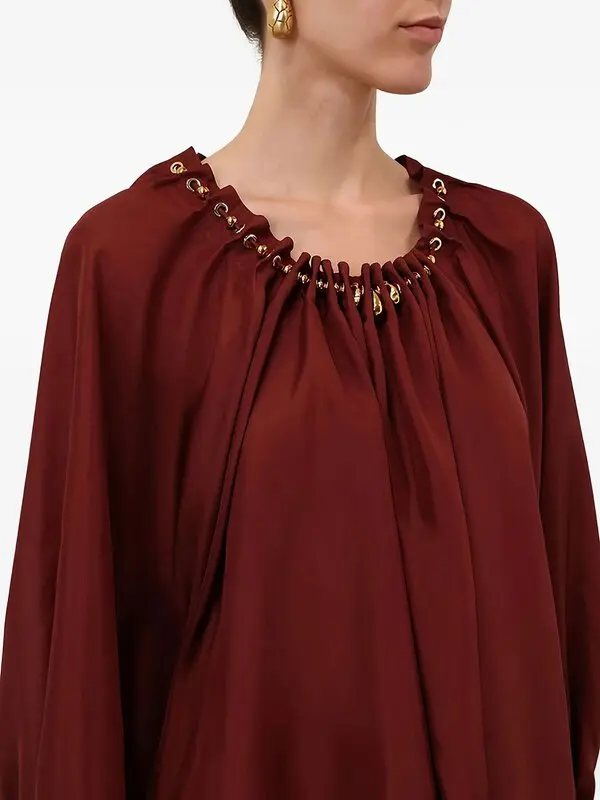 Zimmermann Aster Gathered Bead Blouse