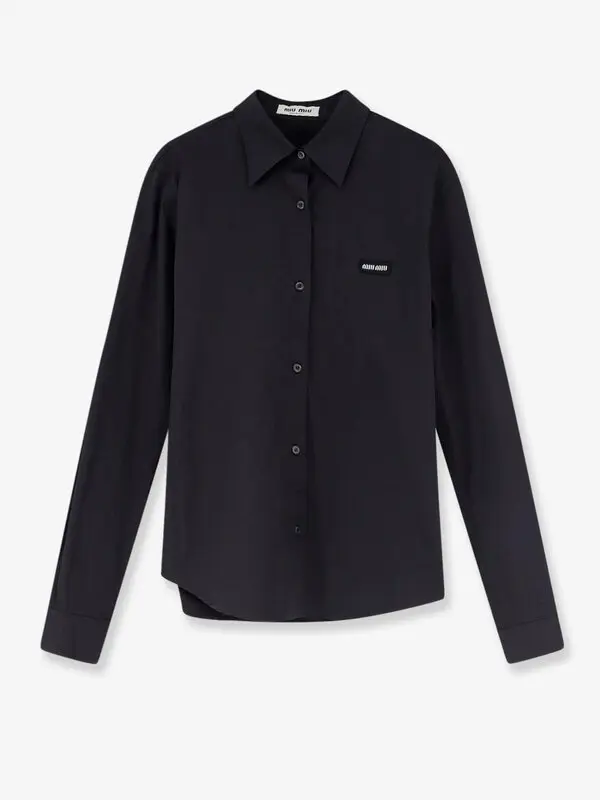 Miu Miu Stretch Poplin Shirt - Multicolor