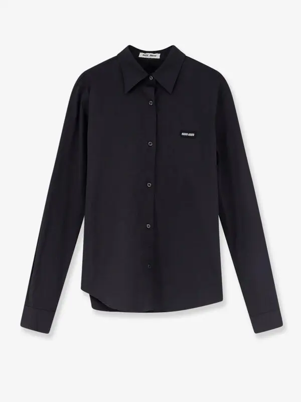 Miu Miu Stretch Poplin Shirt - Multicolor