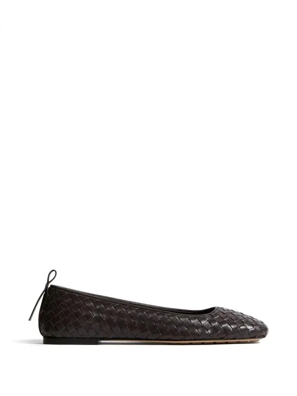 Bottega Veneta Leather Ballets - Multicolor