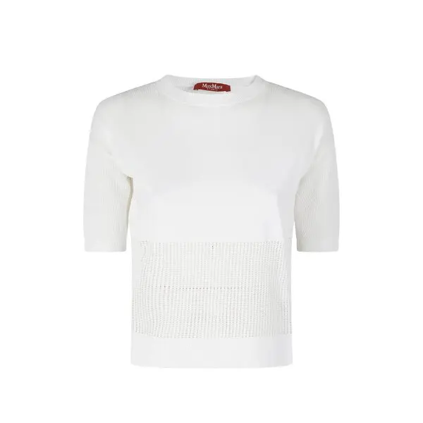 Max Mara Knit Vest Tank Top - White