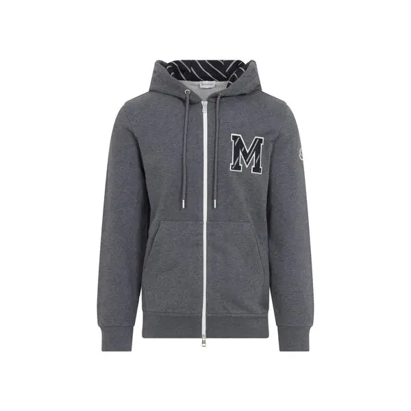 Moncler Zip Up Sweatshirt - Gray