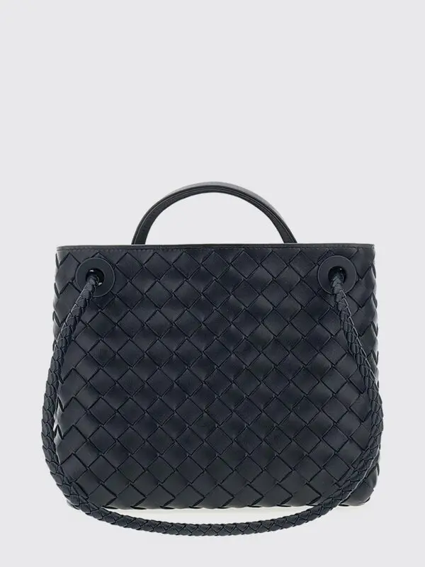 Bottega Veneta Andiamo Small Woven Leather Bag - Blue